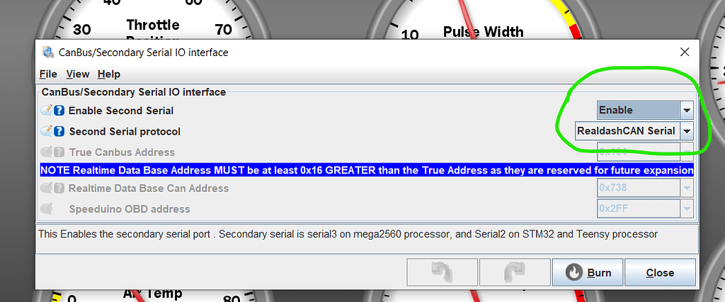 Implementation of the RealdashCAN protocol on Speeduino Serial 03 ...